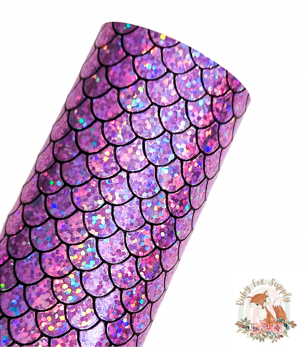 Iridescent Purple Mermaid Scales 9x12 faux leather sheet – Rubyfoxsupply
